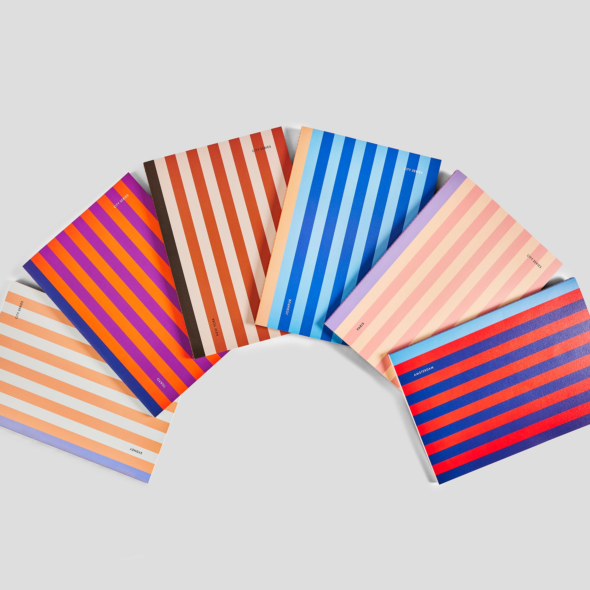 City Series (Pack of 6) Ruled – Tiger Notes